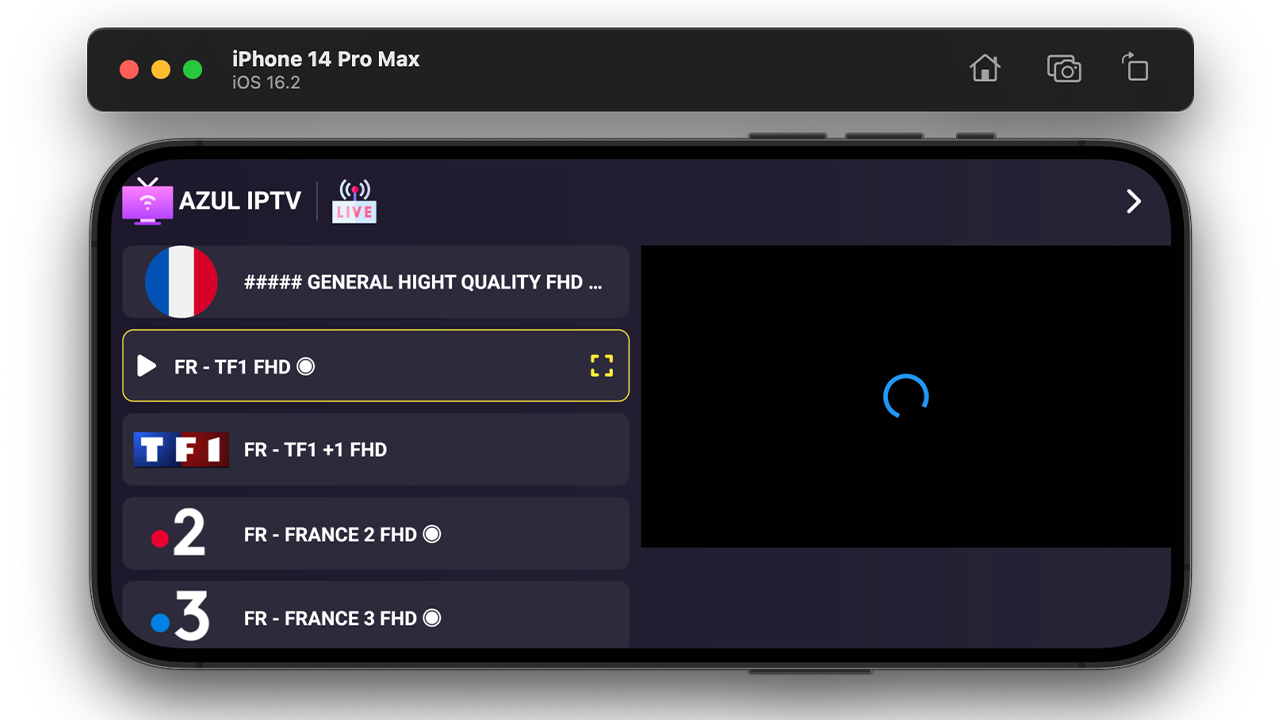 AZUL IPTV XTREAM, Multiple Format, Flutter AppMobile & Android TV, Admob by Azul_Mouad